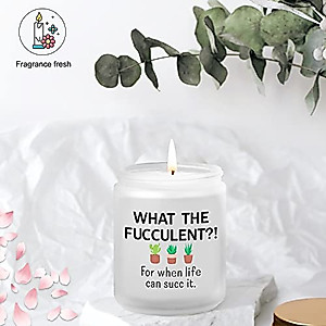 Funny Gifts for Women, Men- Birthday Gifts for Best Friends, Her, Him, Girlfriend, Sister, Plant Lover- Unique Christmas Gifts & Valentines Day Gifts- Mother's Day Gifts Mom- Lavender Candles