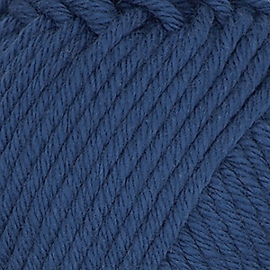 JubileeYarn Dainty Light Yarn - Worsted Weight Cotton - 100g/Skein - 4029 Navy - 2 Skeins