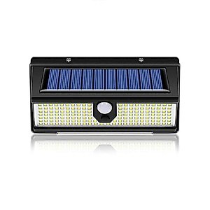 Solar Lights Outdoor Solar Lamp With PIR Motion Sensor Outdoor Solar Wall Lights Solar Security Light for Courtyard Garden Yard (Emitting Color : 1Pcs)