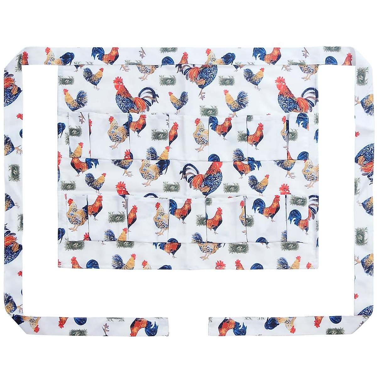 Sefiron Chicken Egg Collecting Apron,12 Deep Pockets for Hense,Duck,Goose Eggs