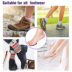 Mepase 8 Pieces Gel Ball of Foot Cushions Metatarsal Pads for Women and Men Clear Gel Ball of Foot Soft Metatarsal Cushioning Pain Relief with 1 Wood Box Storage(Purple)