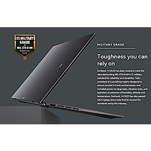 ASUS ZenBook 14 OLED UM3402 14" QHD+ Touchscreen (AMD Ryzen 7-5825U, 16GB RAM, 1TB SSD, 8-Core (Beats i7-1165G7)) Business Laptop, Backlit, Fingerprint, 19 Hr Battery, IST SD Card, Win 11 Home - 2023