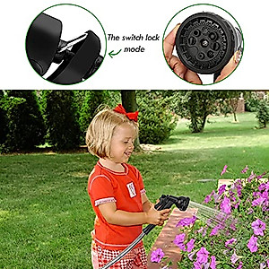 Flantor Garden Hose 304 Stainless Steel Water Hose, 75ft Heavy Duty Metal Garden Hose Expandable Leak and Fray Resistant Design Garden Hose with 8-Pattern Spray Nozzle Collapsible Hose (75ft)