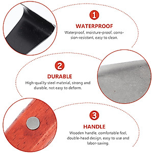 Bark Peeler Tool Felled Draw Shave Knife Bark Removal Tool Straight Drawing Knife Woodworking Tool Log Debarker Tool Bark Peeler Bark Stripping Tool Debarking Tool Gardening Scarping Tool