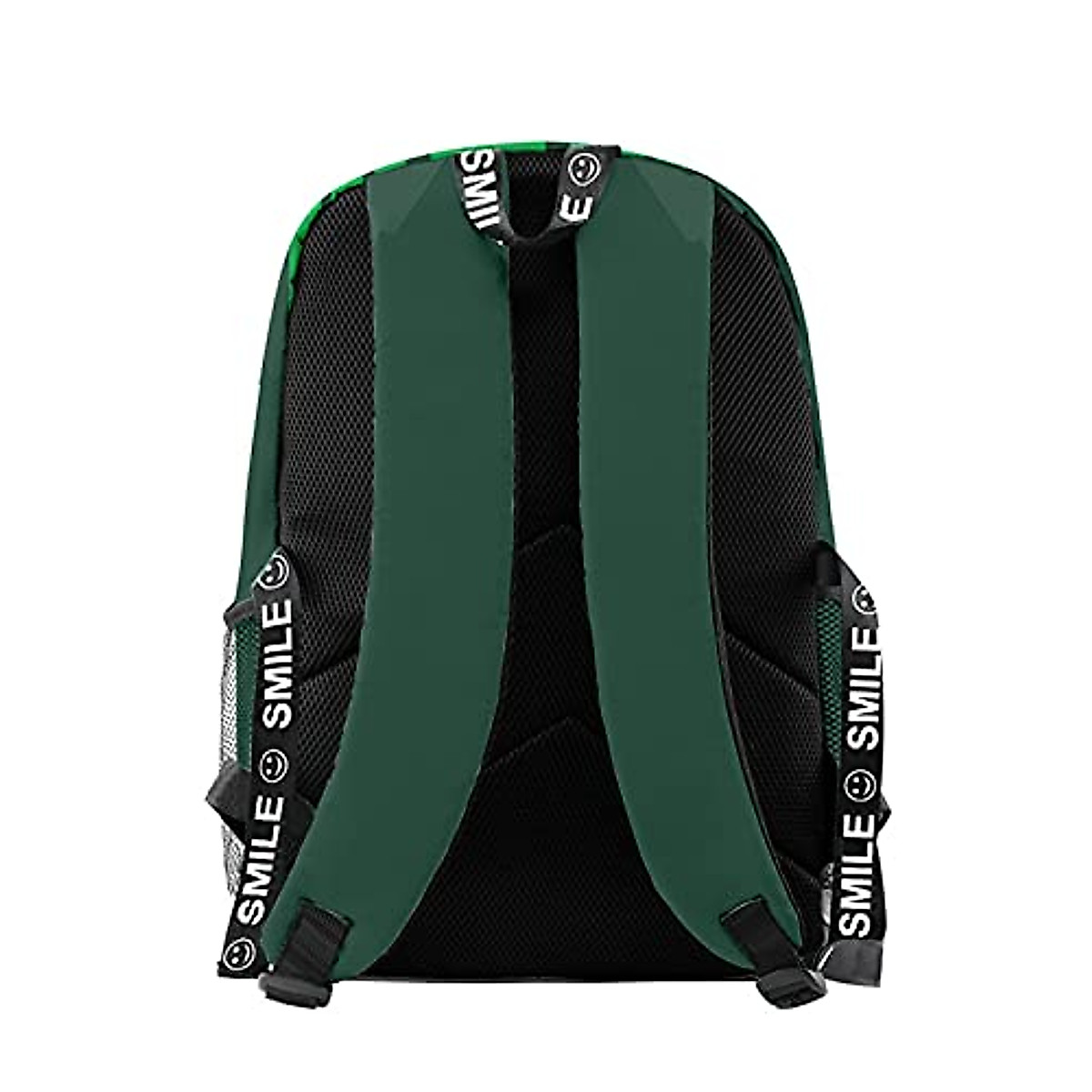 AMOMA Unisex Anime One Piece Daypacks Cosplay Luffy 3D Printed Lightweight Casual Multipurpose Canvas Backpack(One Size,Z-Green)