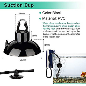 AquariumBasics 26.6 Feet Black Aquarium Soft Airline Tubing Hose Standard with 4 Air Stones,4 air Value Controller,4 Check Valves, 6 Suction Cups and 16 in Total for I,L,T,Y Shape Connectors