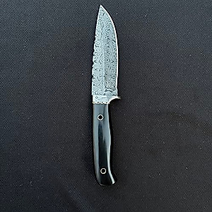 W TRADING Handmade Damascus Hunting Knife | Damascus Steel Blade Hunting Skinning Knife- Best For Outdoor Camping Skinner Deer Fishing Hiking EDC Survival Knives For Men (2741)