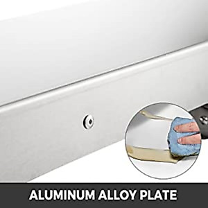 VEVOR Concession Shelf 48L x 12W Inch Stainless Steel Drop Down Folding Serving Food Shelf Stand Serving for Concession Trailer Serving Window