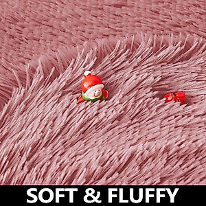 ONASAR Blush Round Area Rug 5ft, Soft Bedroom Circle Rugs Mats for Kids Girls Teen Room, Fluffy Plush Shaggy Carpet for Baby Nursery Living Room Playroom Home Decor Princess Castle