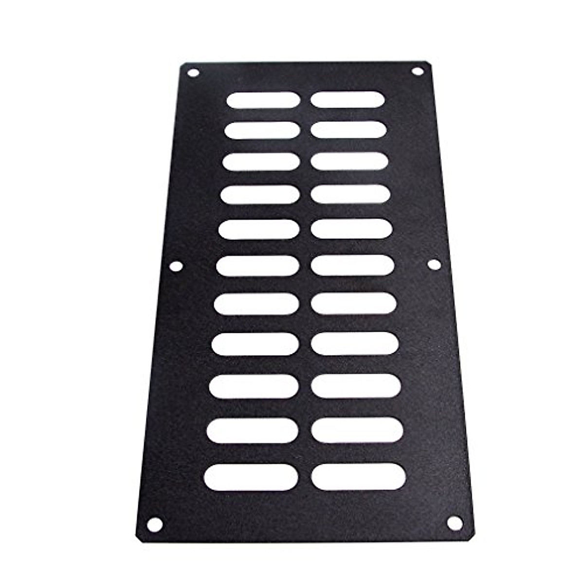 Stanbroil 2 Pcs Fire Pit Slotted Venting Panel Kit, 6x12-inches, Black Steel