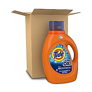 Tide Ultra Oxi Laundry Detergent Liquid Soap, High Efficiency (He), 59 Loads, 92 Fl Oz (Pack of 1)