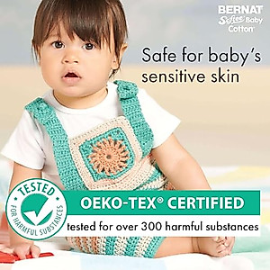 Bernat Softee Baby Cotton YARN, Petal