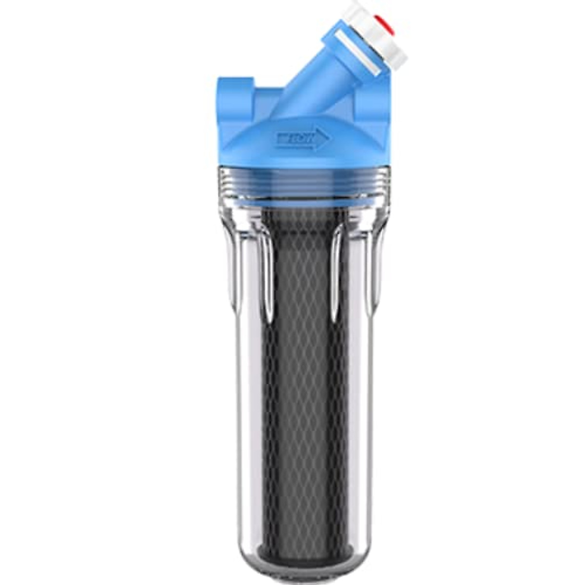 Pentair OMNIFilter U30 Filter System, 10" Premium Standard Water Filtration System with Bypass Valve-in-Head, 3/4" NPT, Includes Clear Housing, T01 Cartridge, Wrench and Mounting Bracket, 5 Micron