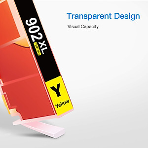 LxTek Compatible Ink Cartridge Replacement for HP 902XL 902 XL to use with Officejet 6978 6968 6962 6954 6975 Printers (1 Cyan 1 Magenta 1 Yellow, 3 Pack)