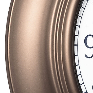 La Crosse Clock 435-3256B-SM-INT 21" Indoor/Outdoor Quartz Clock with Lighted Sun & Moon Dial