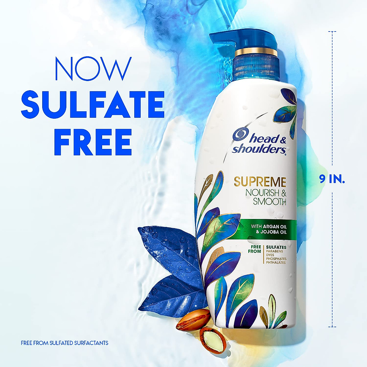 Head & Shoulders Supreme Sulfate Free Nourish & Smooth Shampoo 11.8oz