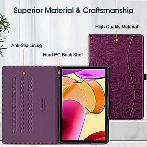 Fintie Case for Amazon Fire Max 11 Tablet (13th Generation, 2023 Release) - [Multi-Angle] Stand Cover with Pocket Auto Wake/Sleep, Purple