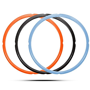Silicone Sealing Ring for 8 Qt, Replacement Seal Gasket for Instant Pot 8 Quart Model, Food-grade Silicone, Fits Duo 8 Quart, Lux 8 Quart, Duo Plus 8 Quart, Ultra 8 Quart, Viva 8 Quart, 3-Pack