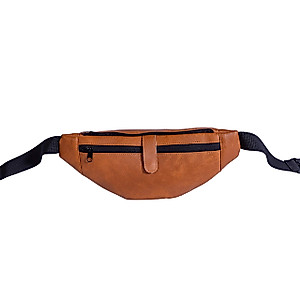 J.L. Childress Universal Stroller Organizer with Detachable Hip Fanny Pack - Stroller Accessory with Belt Waist Bag - Stroller Cup Holder and Cell Phone Pocket - Black/Camel