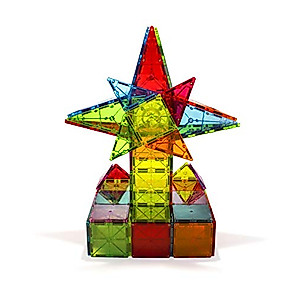 Magna-Tiles Metropolis Set, The Original Magnetic Building Tiles For Creative Open-Ended Play, Educational Toys For Children Ages 3 Years + (110 Pieces)2, Multi-color,17.5 x 3 x 14 inches
