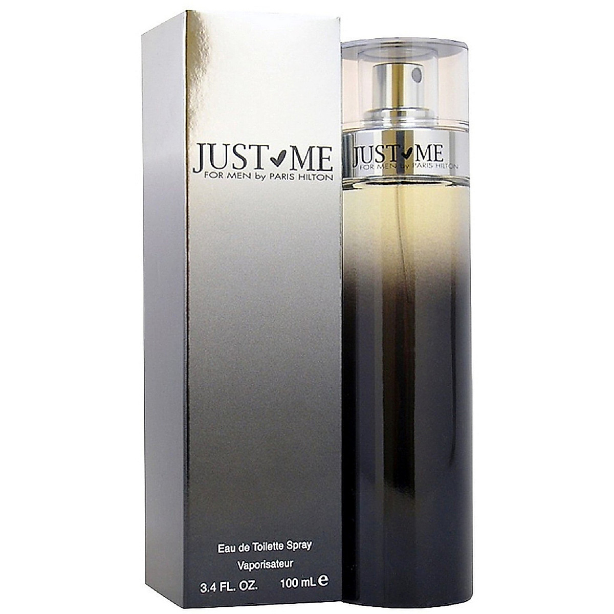 Paris Hilton Just Me For Men Eau De Toilette Spray 3.40 oz (Pack of 2)