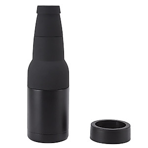 340ml Beer Cooler with Bottle Opener, Stainless Steel Beer and Soda Can Bottle Cooler, Drink Carrier, Can and Bottle Sleeve Helps Keep Drink Cold