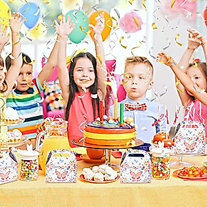 24 Pcs Butterfly Party Favor Treat Box Spring Butterfly Party Goodie Gift Box Butterfly Flower Gift Wrap Boxes Kraft Candy Treat Paper Boxes Butterfly Birthday Party Supplies for Baby Shower Wedding