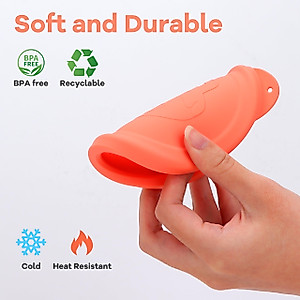 100mm Silicone Lids for Weck Jars，6 Pack Reusable Silicone Covers Replacement Lids for Weck Jars, Microwave & Dishwasher Safe, Fits Models 738, 739, 740, 741, 742, 743, 744, 745, 748, 974