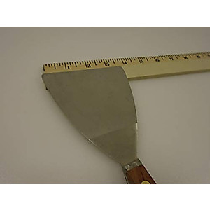 Dexter Russell USA 4in Hi Carbon Scraper Forged Angled Stiff Blade Full Tang Triple brass rivets Bolster 25RC4 Wood Handle Factory Second
