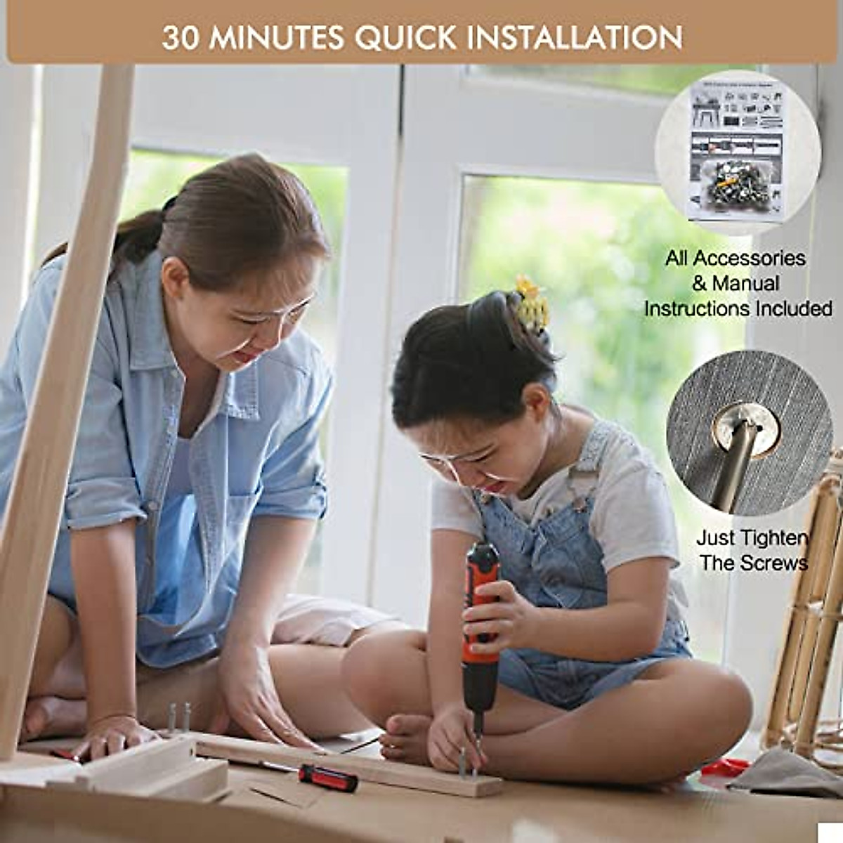 DOLILO 35" Makeup Vanity Desk with Mirror and Lights and Table Set with Vanity Stool 3 Sliding Drawers 3 Modes Brightness Adjustable, (Iron Grey)