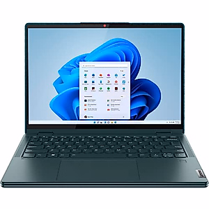 Lenovo 2023 Yoga 13.3" FHD Touchscreen Laptop, AMD Ryzen 5 5500U(> i5-10200H), 8GB LPDDR4x-4266, 256GB PCIe SSD, Fingerprint, Backlit Keyboard, Webcam, WiFi 6, HDMI, Type-A&C, Win 11, CUE Accessories