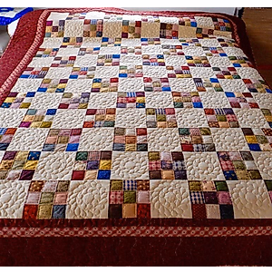 200 PCS 4" x 4" Floral Precut 100% Cotton Fabric Squares Fabric Bundles for Sewing & Quilting