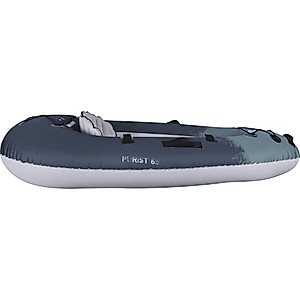 AQUAGLIDE Backwoods Purist 65 Inflatable 6 FT Kayaks for Adults Packable Family Friendly Adaptable 1 Person Single Rider Blow Up Touring Performance Kayaking for Recreational Angler Fishing Hunting