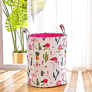TBGFPO Storage Basket-Large Sized Storage Basket Waterproof Coating Organizer Bin Laundry Hamper for Nursery Clothes Toys