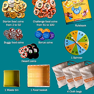 Logic Roots Say Cheese Multiplication Game - Fun Math Board Game for 7-10 Year Olds, Easy Start Advanced STEM Toy, Perfect Educational Gift for Girls & Boys, Homeschoolers, Grade 2 and Up