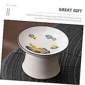 Homoyoyo Purple Clay Teapot Lid Ceramics Ceramic Cover Fine