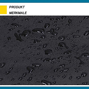 UEUEAE Outdoor Furniture Covers Waterproof,49"x26"x31" Tear-Resistant Patio Table and Chair Set Cover with Upgraded Fastener Windproof Buckle Straps