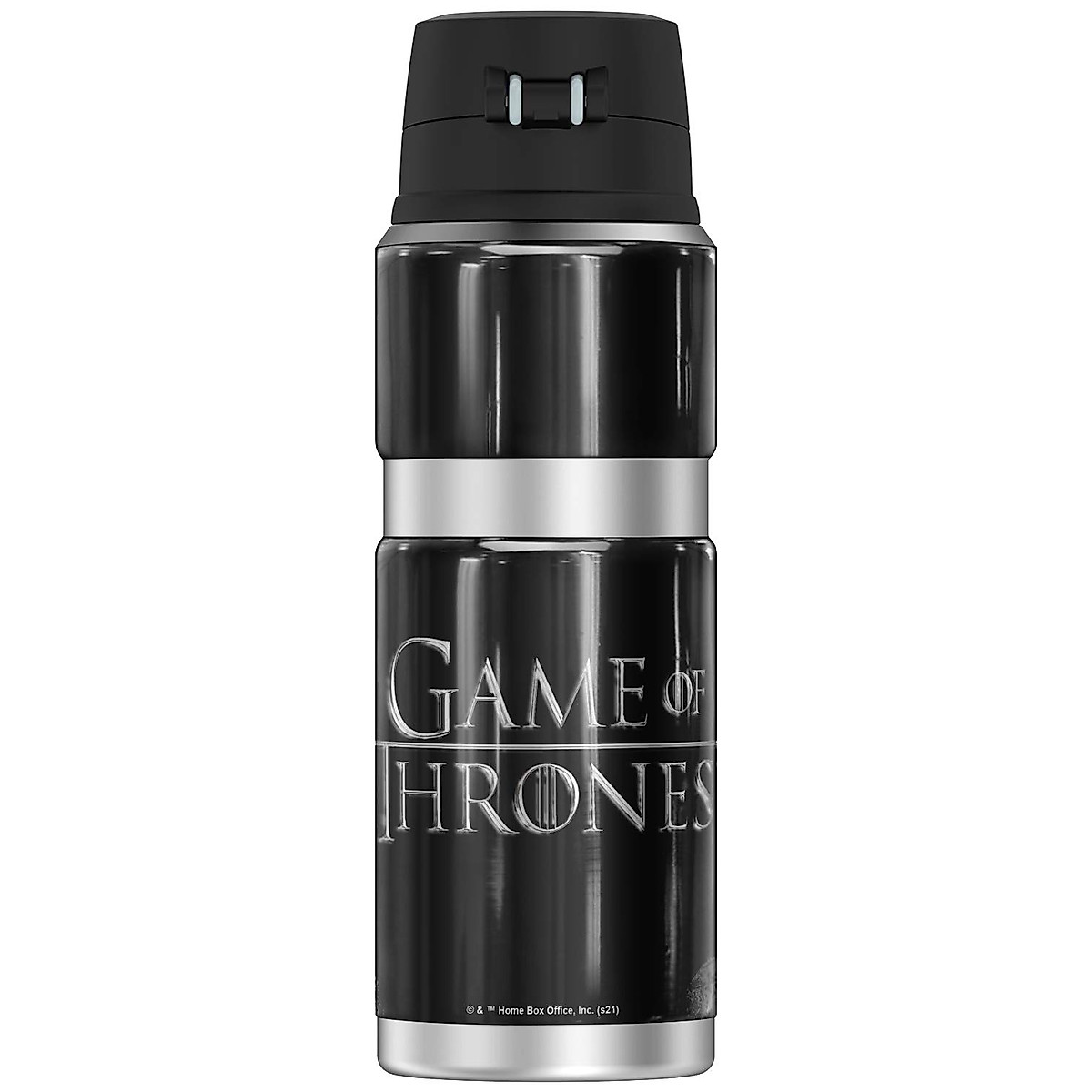 Game of Thrones Iron Throne Metallic Photo THERMOS STAINLESS KING Stainless Steel Drink Bottle, Vacuum insulated & Double Wall, 24oz