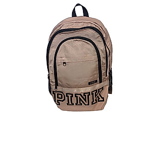 Victoria's Secret Pink Collegiate Backpack Color Sand/Mocha New