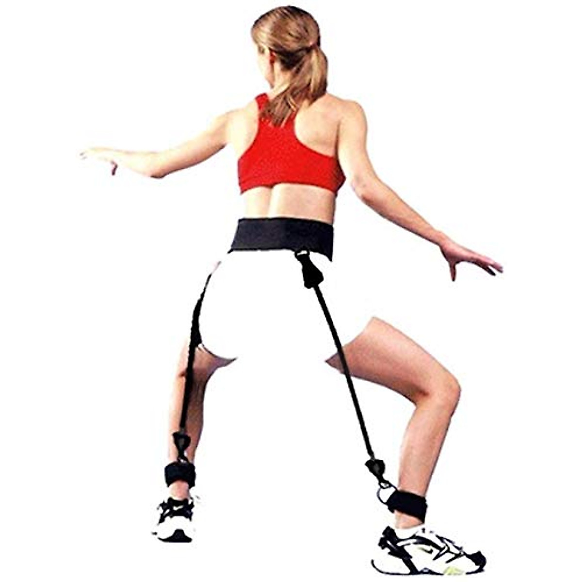 WEWESALE Vertical Jumping Trainer Jump Resistance Bands Leg Strength Basketball Volleyball Football Tennis Leg Agility Training