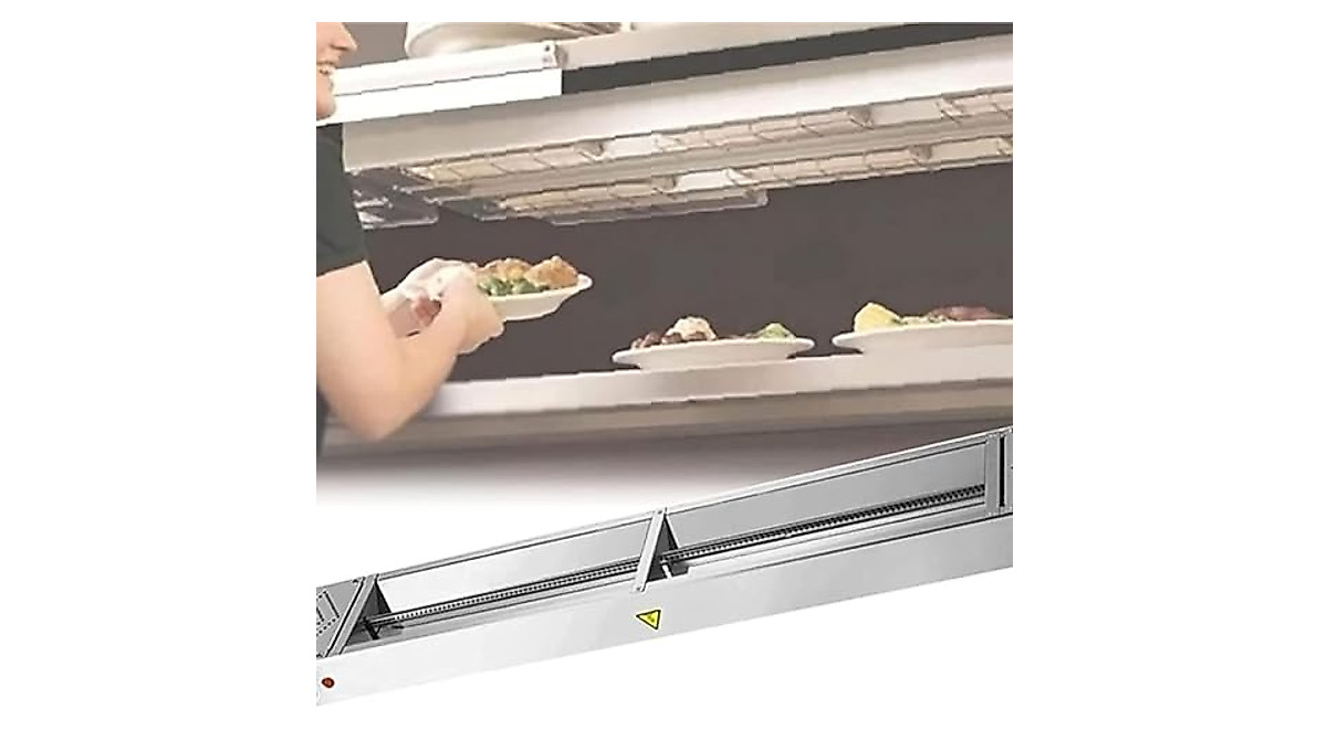 Commercial Kitchen Heat Lamp for Food - Adjustable, Durable & Easy to ...