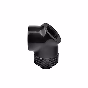 Thermaltake CL-W053-CU00BL-A Pacific G1/4 45/90 Degree Adapter - Black