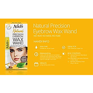Nad's Eyebrow Shaper Wax Kit - Natural All Skin Types - Eyebrow Facial Hair Removal For Women