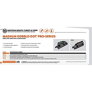 TRUGLO Pro-Series Magnum Gobble-Dot All-Metal Sights