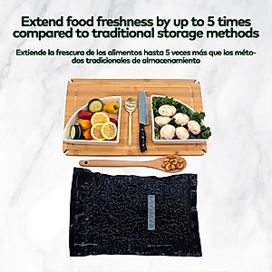 Stash Proof Vacuum Seal Rolls 11" x 25' 2 Pack (50 Feet Total) (Black and Black) 5.5 Mil - BPA Free Commerical Grade Food Saver for Storage, Sous Vide, and Meal Prep Sealer Bag