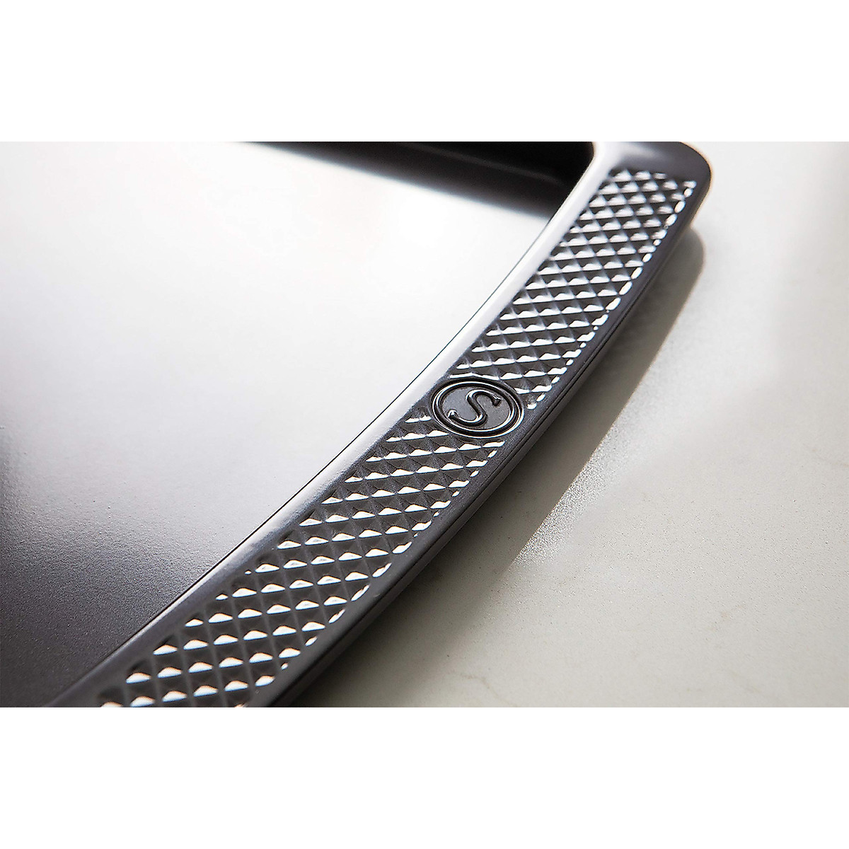 SAVEUR SELECTS Set of 2 Rimmed Baking Sheets, 11-Inch by 17-Inch and 9-Inch by 13-Inch, Non-stick, Warp-resistant Carbon Steel, Dishwasher Safe, Artisan Bakeware Series