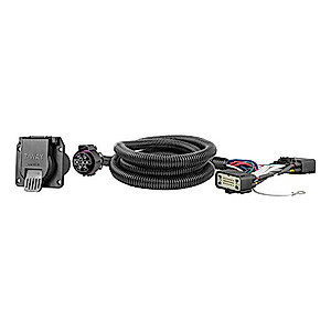 CURT 56431 Vehicle-Side Custom RV Blade 7-Pin Trailer Wiring Harness, Fits Select Ford Ranger, Black