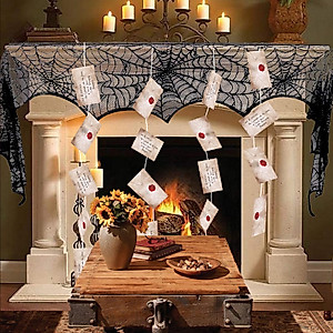 2 Pack Halloween Decorations, Floating Wizards Acceptance Letter Banners, Halloween Banner, Party Decorations, 20 PCS Floating Letters