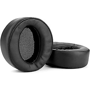 Replacement Ear Pads for Sony MDR-XB950BT MDR-XB950N1 MDR-XB950B1 MDR-XB950AP MDR-XB950/H Headphones Headset Soft Protein Leather Ear Cushions - Black