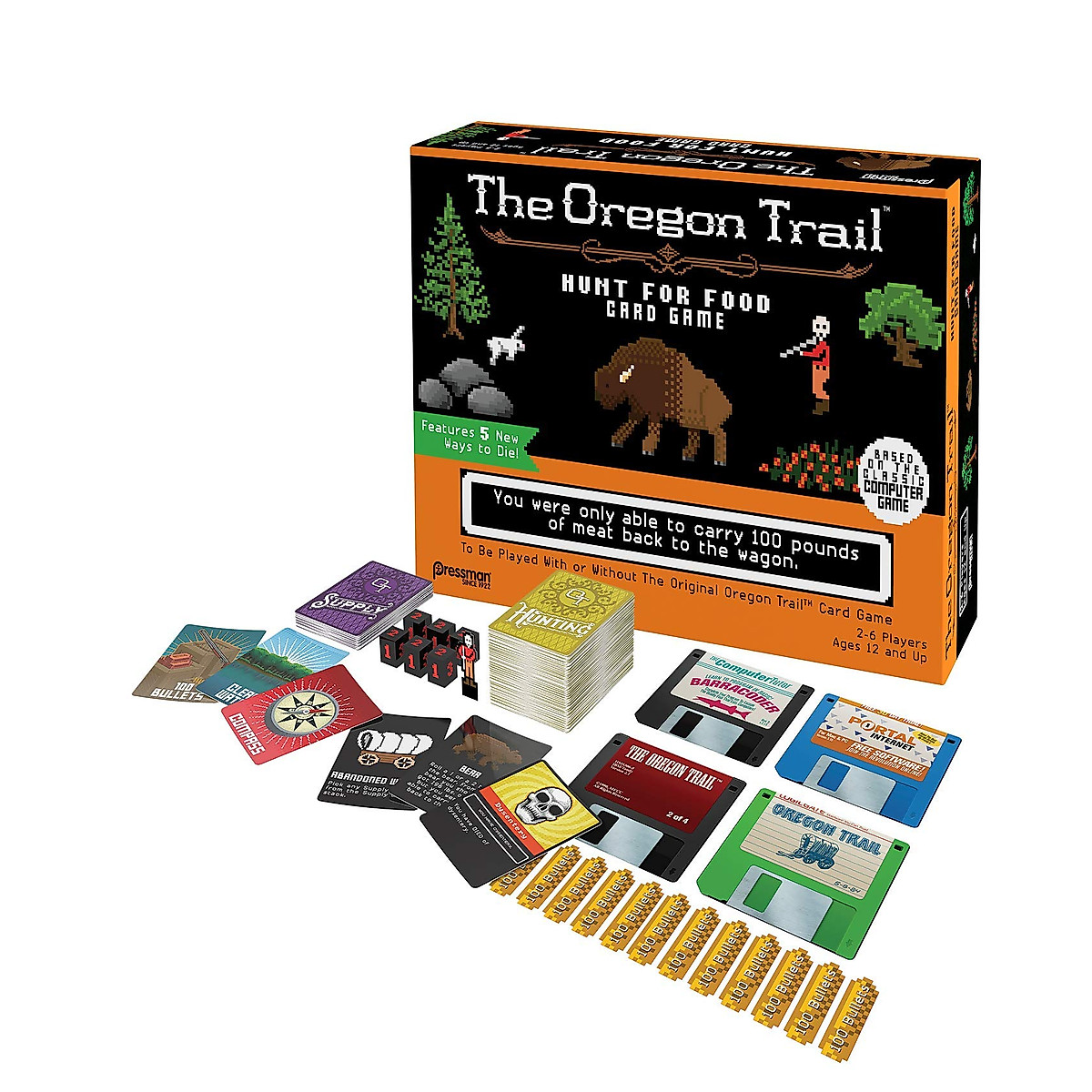 The Oregon Trail: Hunt for Food Card Game - Based On The Classic Computer Game by Pressman